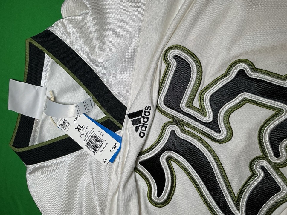 Mens Adidas Football Jersey Mens XL 25 JY2762 White Stitched NWT NEW | eBay