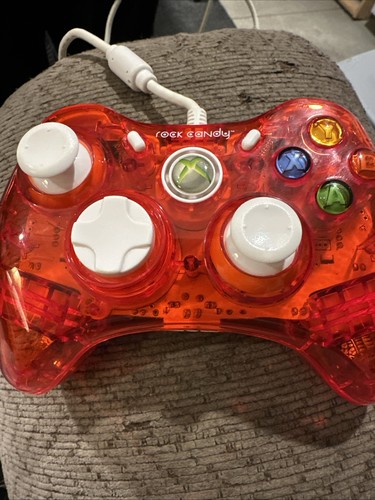 Rock Candy Wired Xbox 360 Controller [Stormin' Cherry Red] w/Pull-Away ...