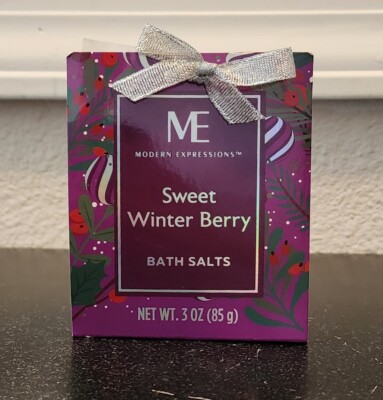 ME Modern Expressions "Sweet Winter Berry" Bath Salts 3oz | eBay