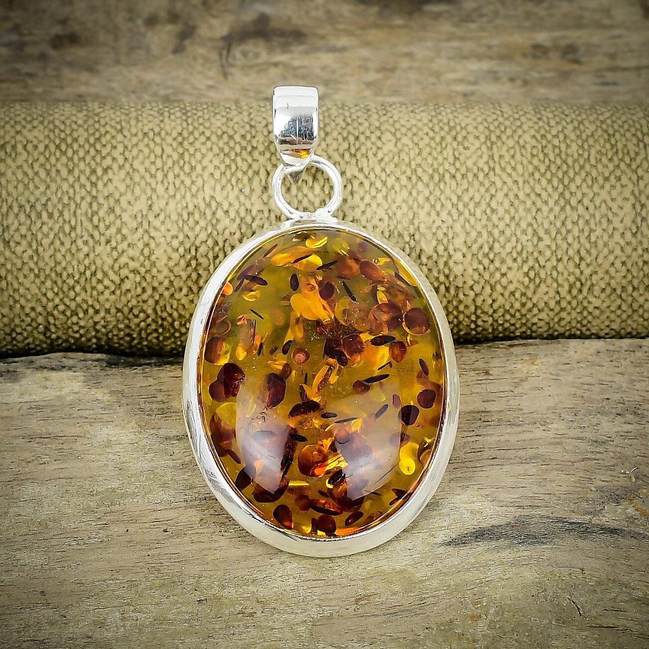 Baltic Amber Gemstone 925 Solid Silver Handmade Astonishing Jewelry ...