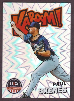 2025 Panini Stars & Stripes USA Collegiate Paul Skenes KaBoom! Case Hit ...
