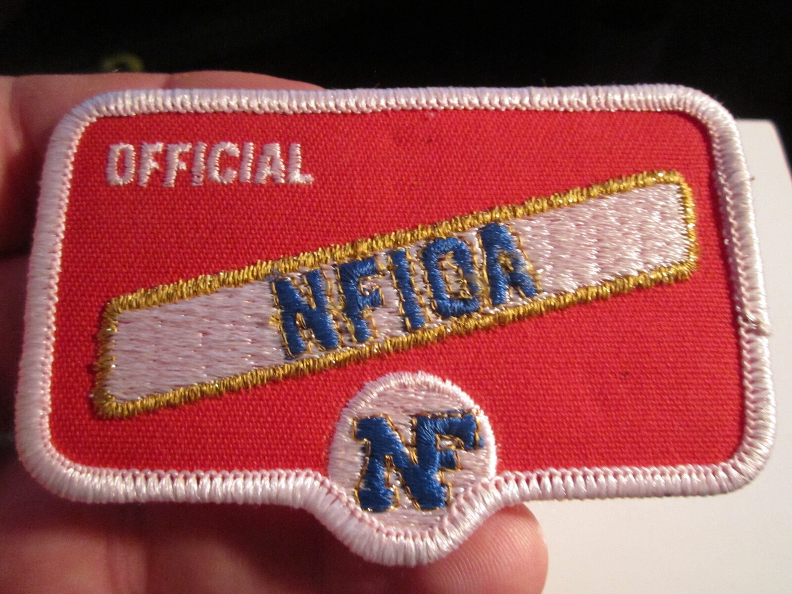 OFFICIAL NFIDA NF PATCH VINTAGE UNUSED 3 1/2" X 2 1/2" - BBA-50 | eBay