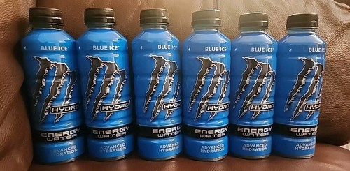 MONSTER ENERGY WATER HYDRO BLUE ICE 6 20oz Bottles ELECTROLYTES | eBay