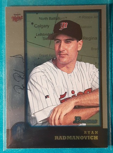 1998 BOWMAN INTERNATIONAL RYAN RADMANOVICH #104 MINNESOTA TWINS | eBay