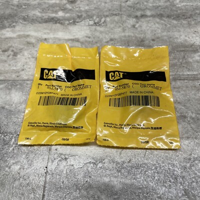 Lot Of 2 Genuine OEM Caterpillar CAT 9M-5870 9M5870 Flanged Rubber ...