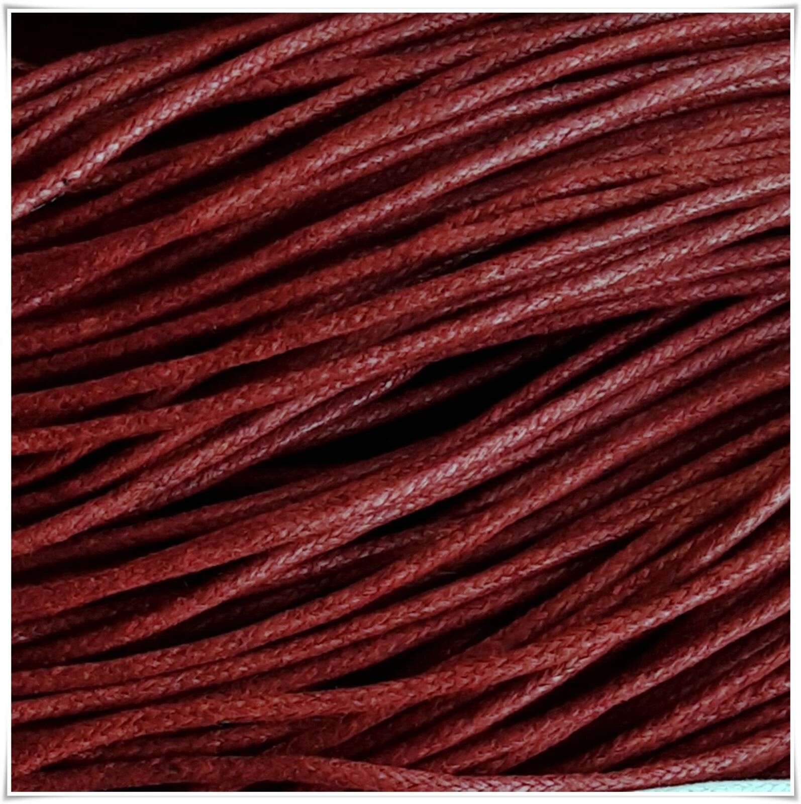 2mm Waxed Cotton Cord 10m to 50m Jewellery Craft Making Bracelet ...