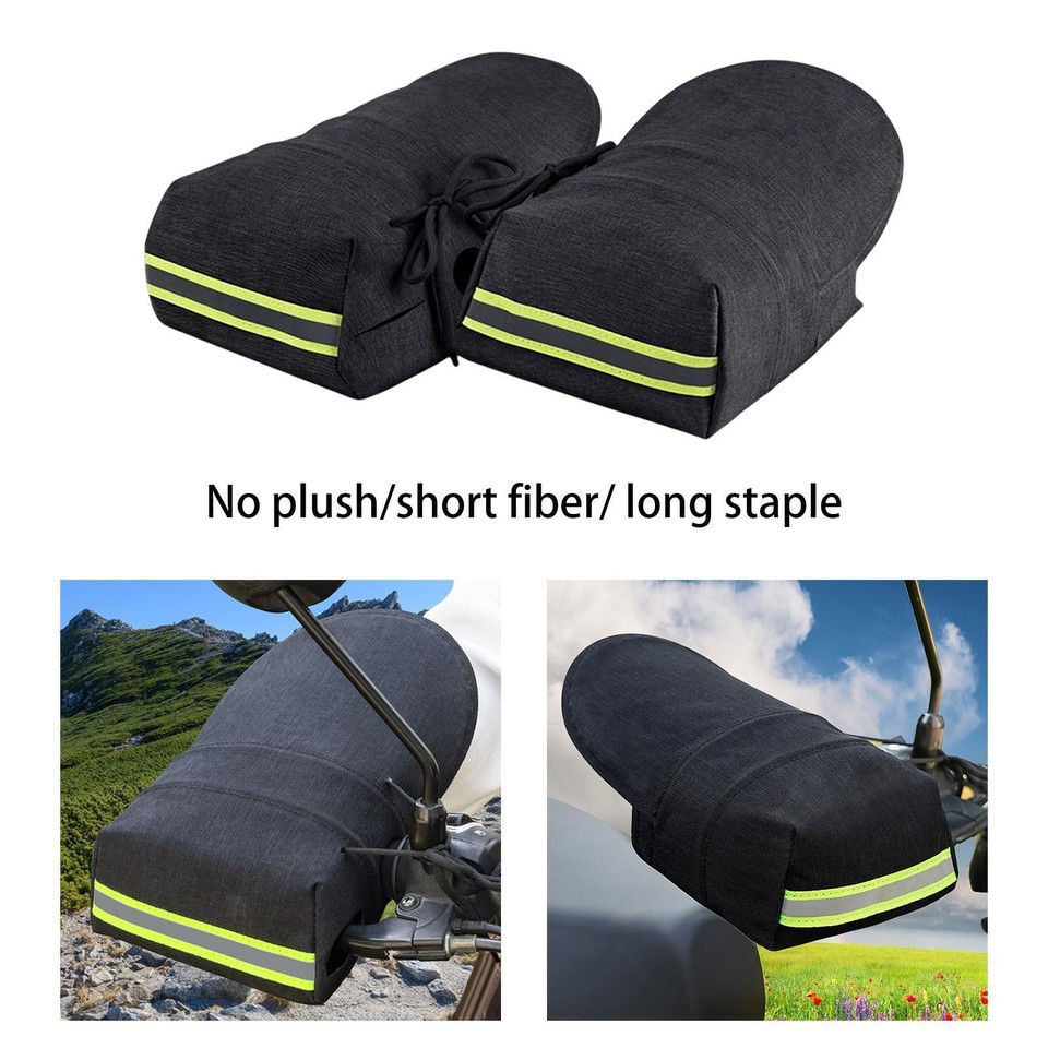 Motorbike Motorcycle Handlebar Waterproof Windproof Gloves Hand Cover ...