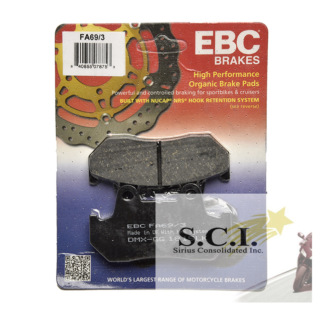 EBC - FA69/3 - Organic Brake Pads for sale online | eBay