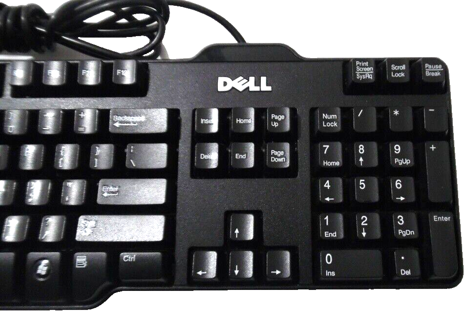 Dell USB Wired Keyboard-BLACK for DESKTOP PC ( Model L100, SK-8115 ...
