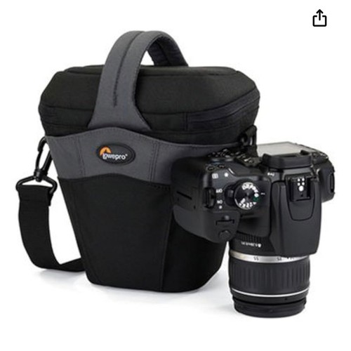 Lowepro Cirrus TLZ-25 Top-Loading Zoom Holster Camera Lens Bag - Black ...