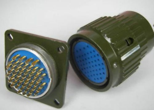 Military Quality Radio Gold 36-Pin Twist Male + Female Connector Y2M ...