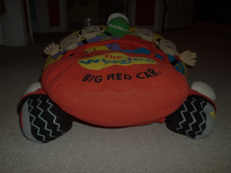 The Original Wiggles Big Red Car Plush 3D Pillow Greg Jeff Anthony ...