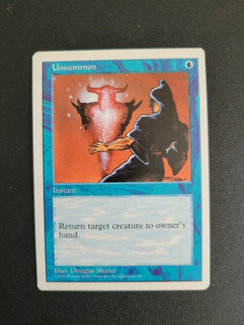 MTG Unsummon Fifth Edition 132 Regular Common for sale online | eBay
