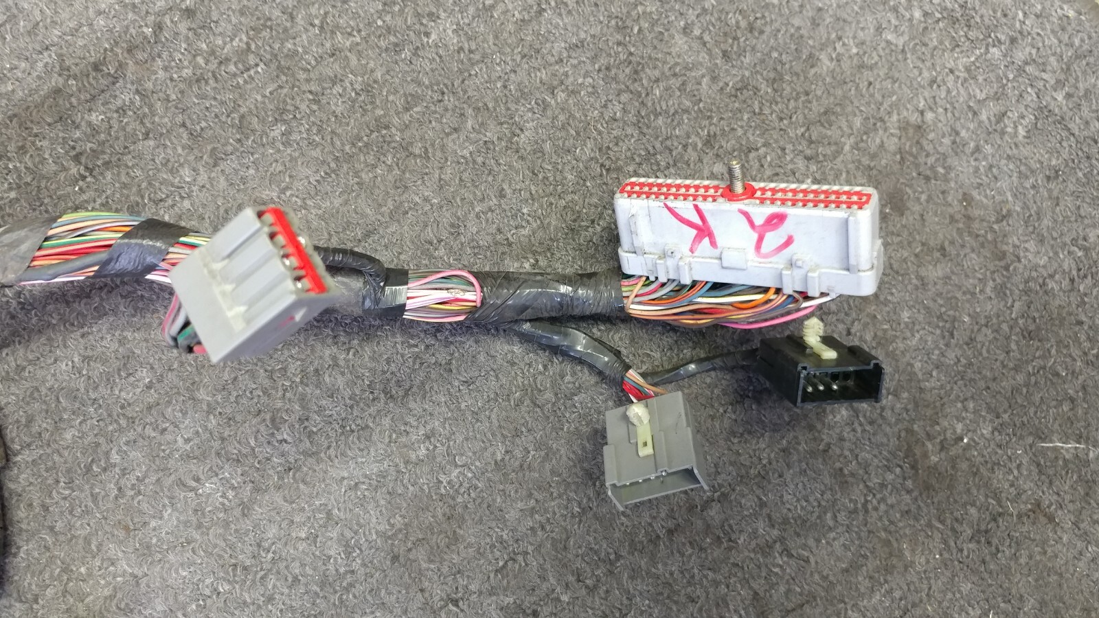 1994-1995 Ford Mustang 5.0L COMPUTER CCRM Engine Wiring Harness GT40 ...