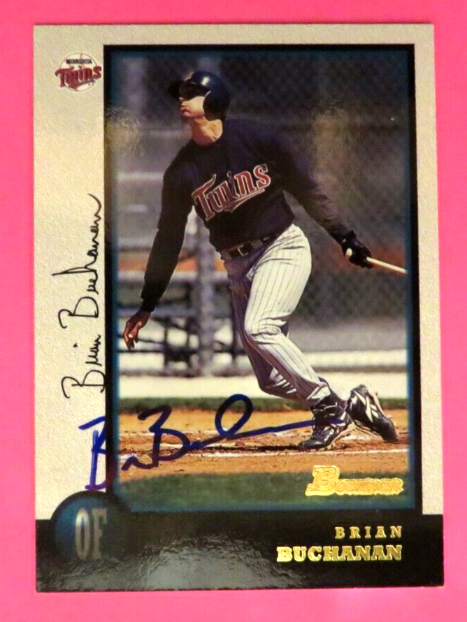 1998 Bowman, Minnesota Twins - BRIAN BUCHANAN - autographed | eBay