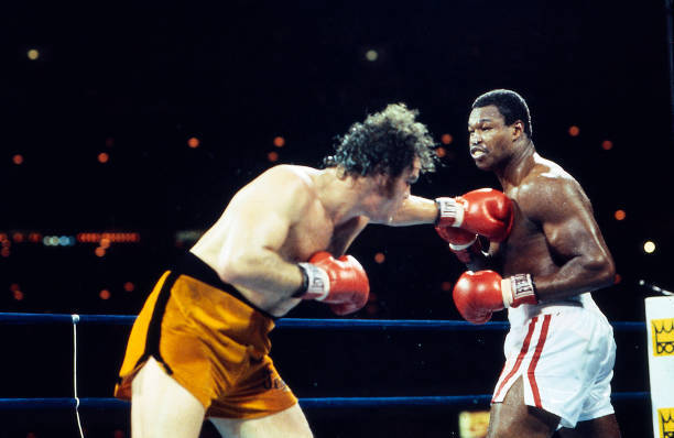 Randall 'Tex' Cobb Larry Holmes Boxing At Astrodome On Boxing 1982 Tv ...