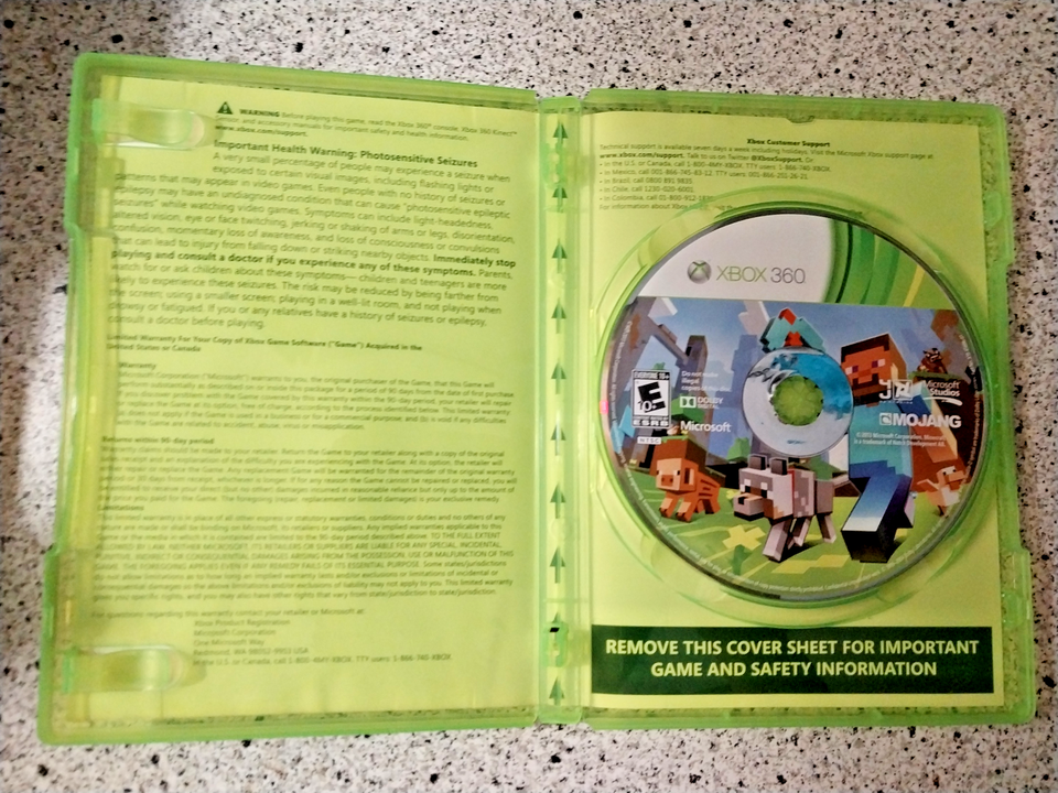 Minecraft - Xbox 360 Game Complete (2013) | eBay