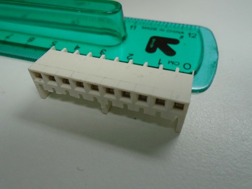 METHODE through hole right angle connector 10 pin 3000 series 3000-110 ...