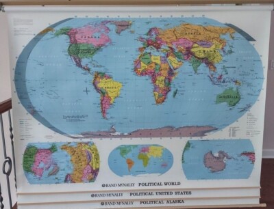 World Maps - Rand Mcnally Pull Down Map