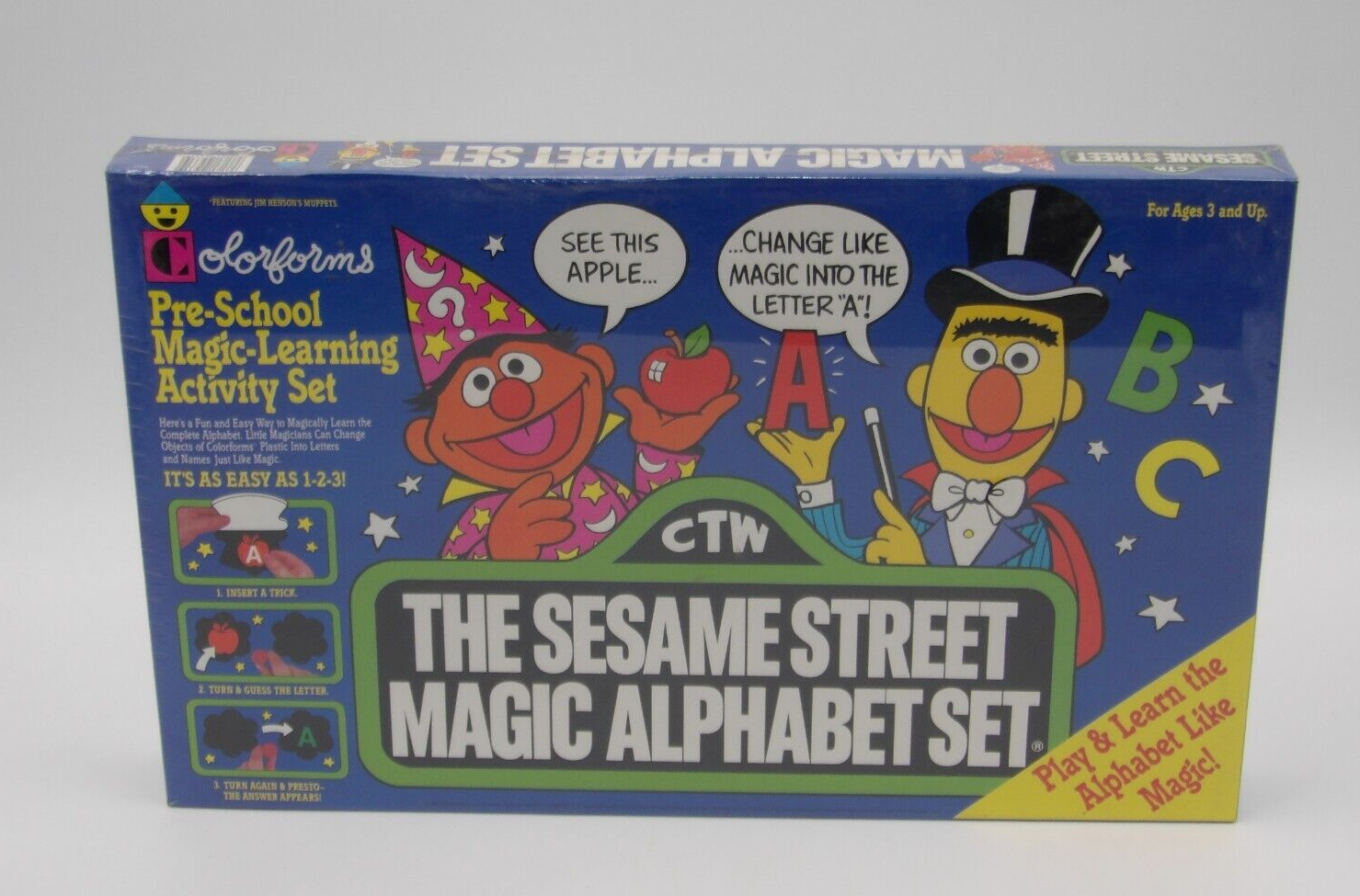 Sesame Street Magic Alphabet Set Pre-School Learning Activity Set ...