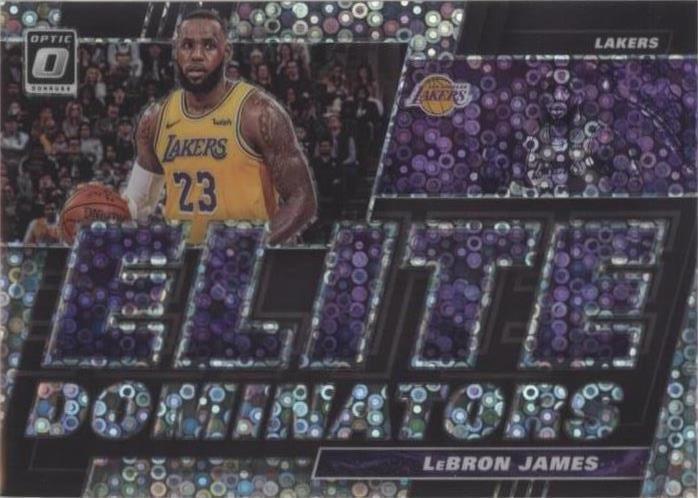 2019-20 Panini Donruss Optic - Elite Dominators LeBron James #19 Fast ...