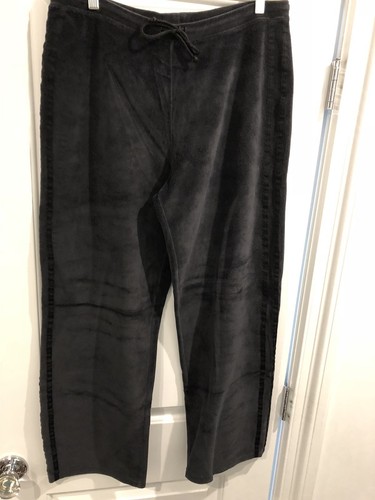 Velour Workout Pants by Pro Spirit Athletic Gear Black Elastic Waist ...