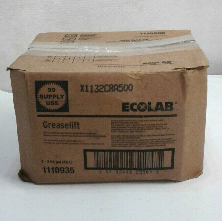 Ecolab Greaselift 1110935 Non-Caustic Degreaser Case Of 2-2 lb Bags | eBay
