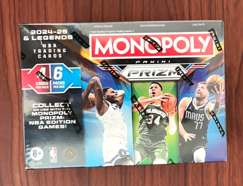 2024-25 Panini Prizm Monopoly Basketball Blaster Box NBA Trading Cards ...