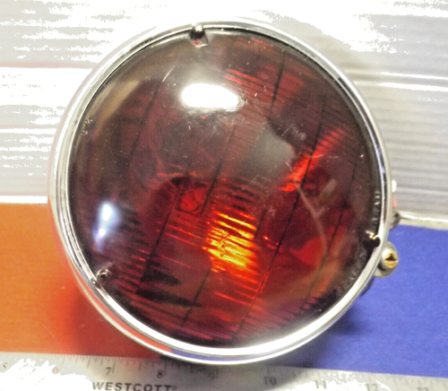 One Vintage Antique Spot Light RED Glass | eBay