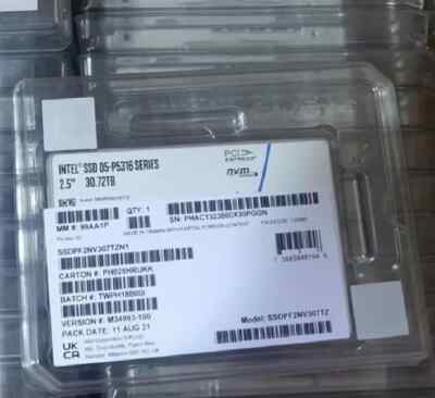 30.72TB Intel SSD P5316 Series NVME U.2 2.5" SSSDPF2NV307TZ | eBay