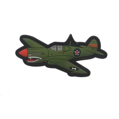 3D Pvc Shark Fighter 113521 Militray Tactical Rubber Hook Patch Badge ...