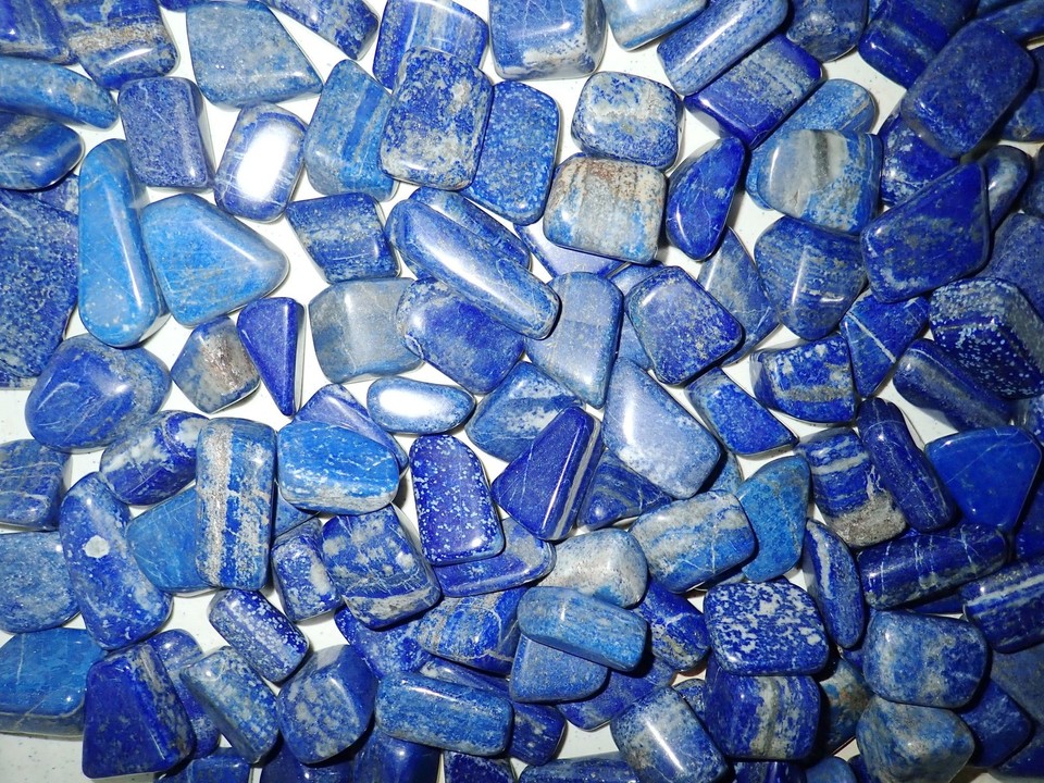 Tumbled Nice Blue Lapis Lazuli Stone 20 to 50 gram Size 50 Pieces Lot ...