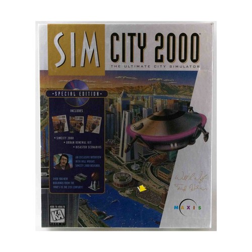 Maxis Computer Game SimCity 2000 (Special Ed) EX/NM 46357103650| eBay