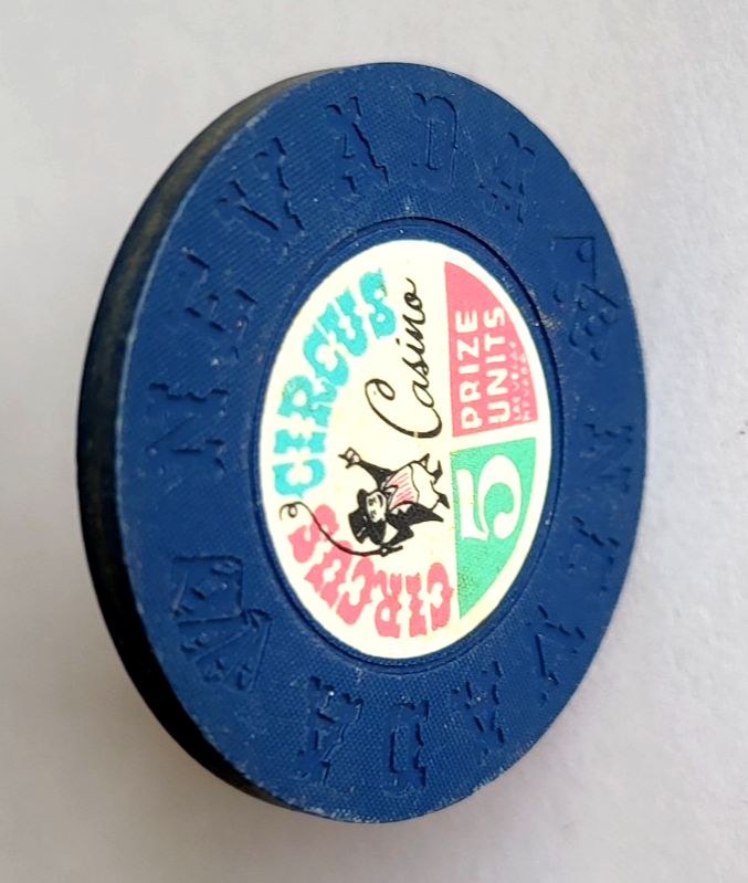 $5 Circus Circus "5 Prize Units" - LAS VEGAS Casino Chip | eBay