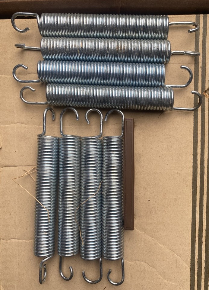 Trampoline Springs 8 Count Total Length 7" Spring Part 4 3/4” | eBay