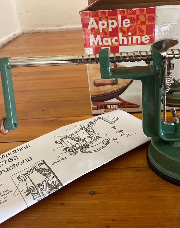 Fox Run Craftsman Apple Peeler Corer Slicer Machine Suction Base | eBay