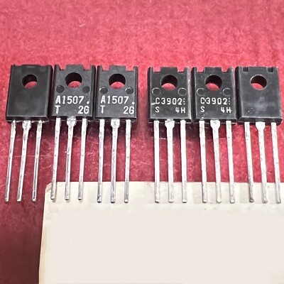 10PCS 2SA1507+10PCS 2SC3902 Pair Transistors TO126 A1507/C3902 ORIGINAL ...