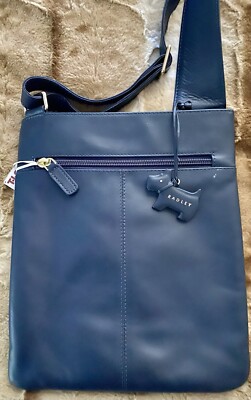 RADLEY LONDON Wilton Way Crossbody Blue Leather Slim - NEW | eBay