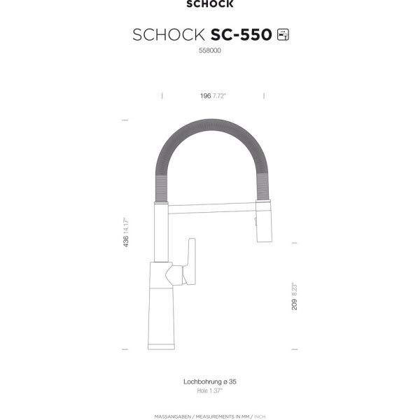 Schock Mixer Tap SC-550 558000ROU | eBay