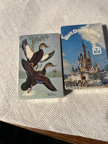 Vtg Cards Ducks Lot Of 2 Sealed Decks Mallard Geese Birds Card Game ...