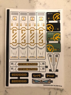 LEGO STICKER SHEET for 71756 Hydro Bounty, New & Genuine! | eBay