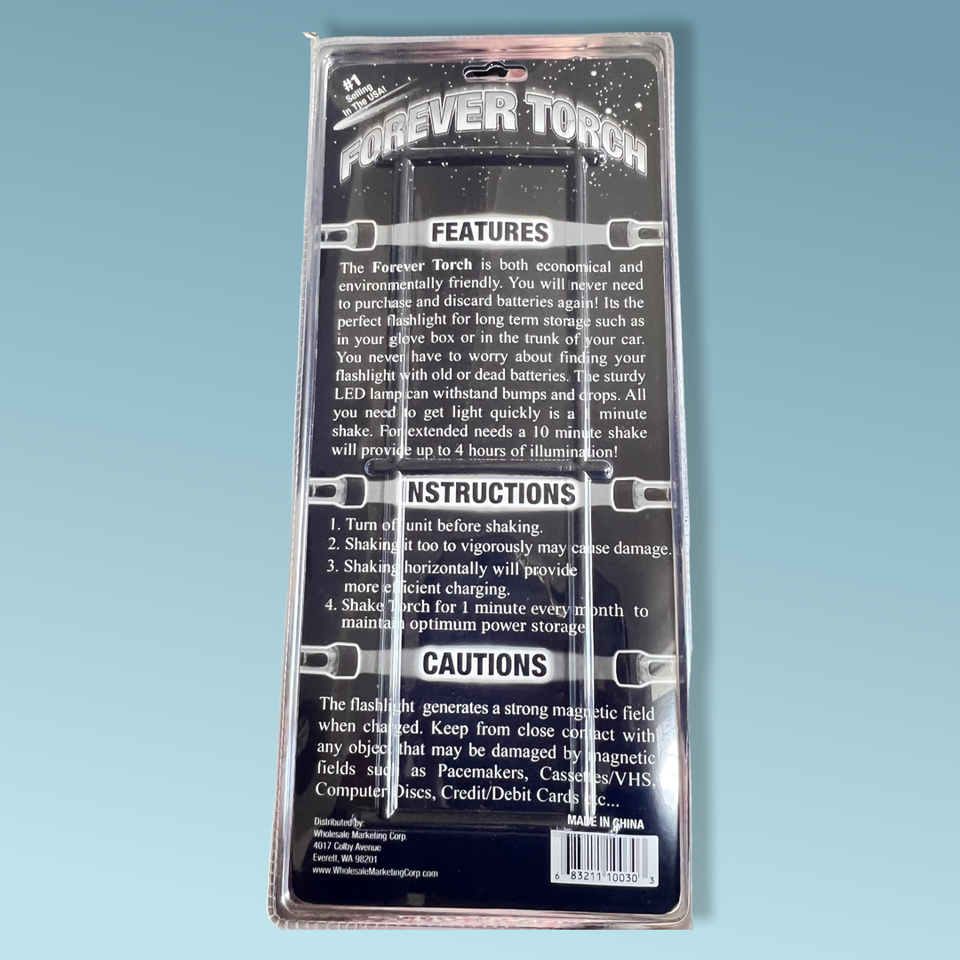 “Forever Torch” Flashlight - Just Shake No Batteries Lots Of 250 Pc | eBay