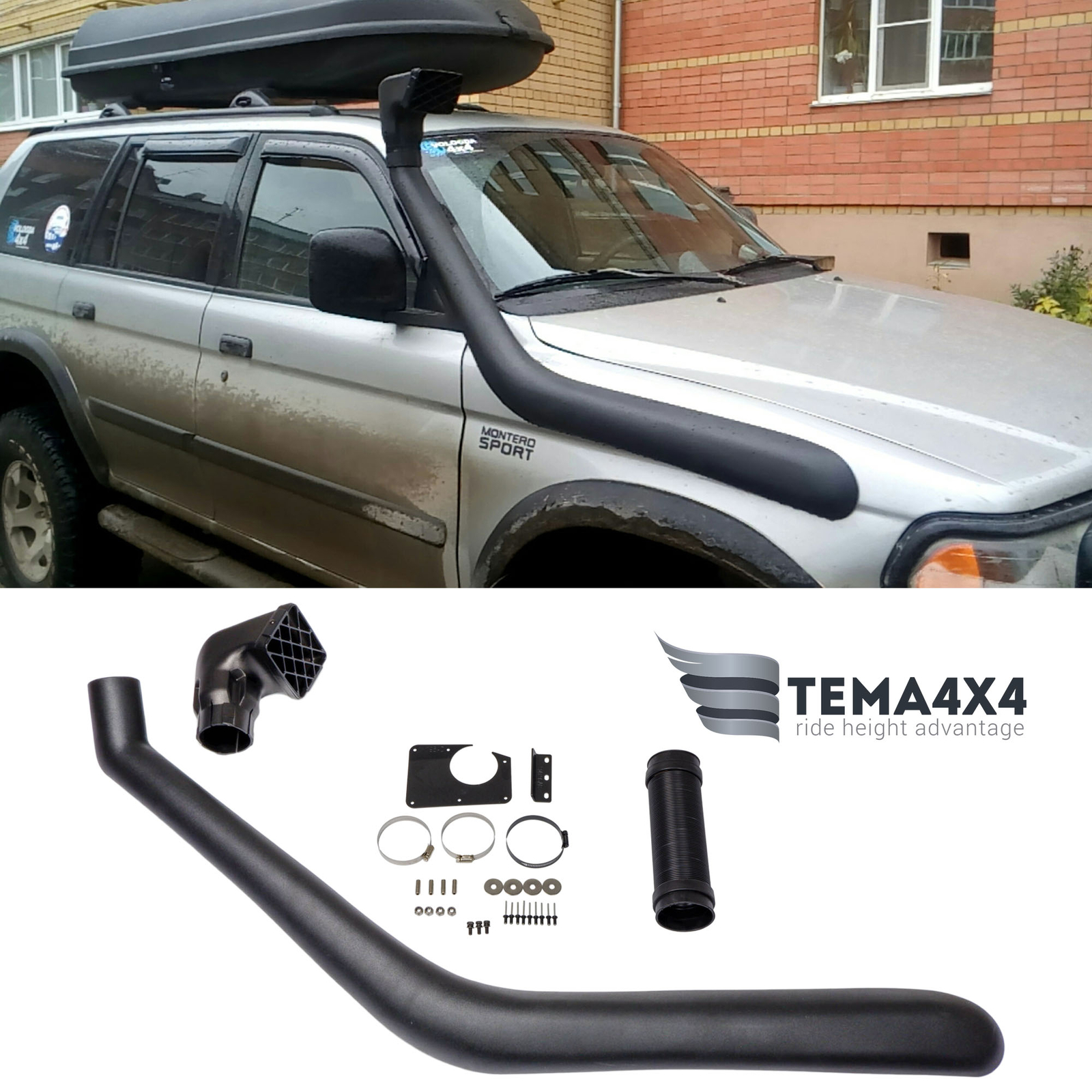 Snorkel Kit For Mitsubishi L200 Triton Pajero Sport Сhelenger 96-06 Air ...
