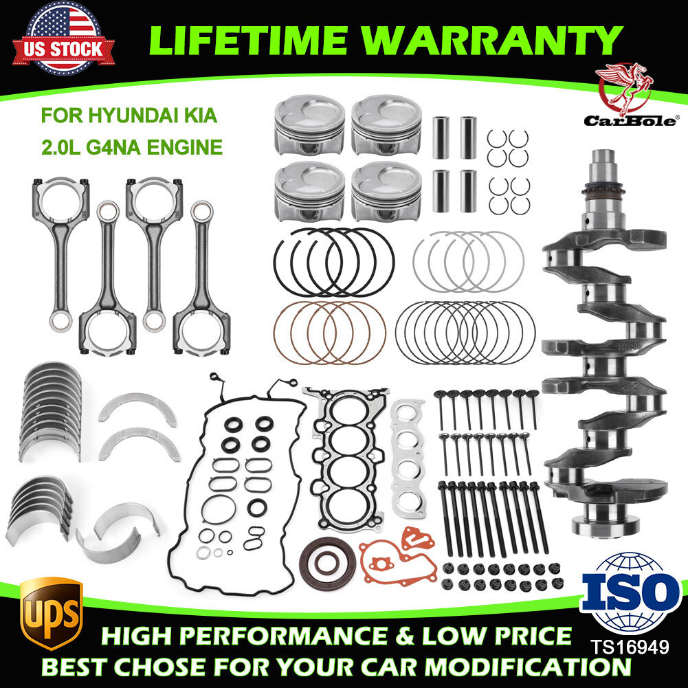 G4NA G4NC 2.0L Engine Rebuild Overhaul Kit For Hyundai Tucson Kia Soul ...