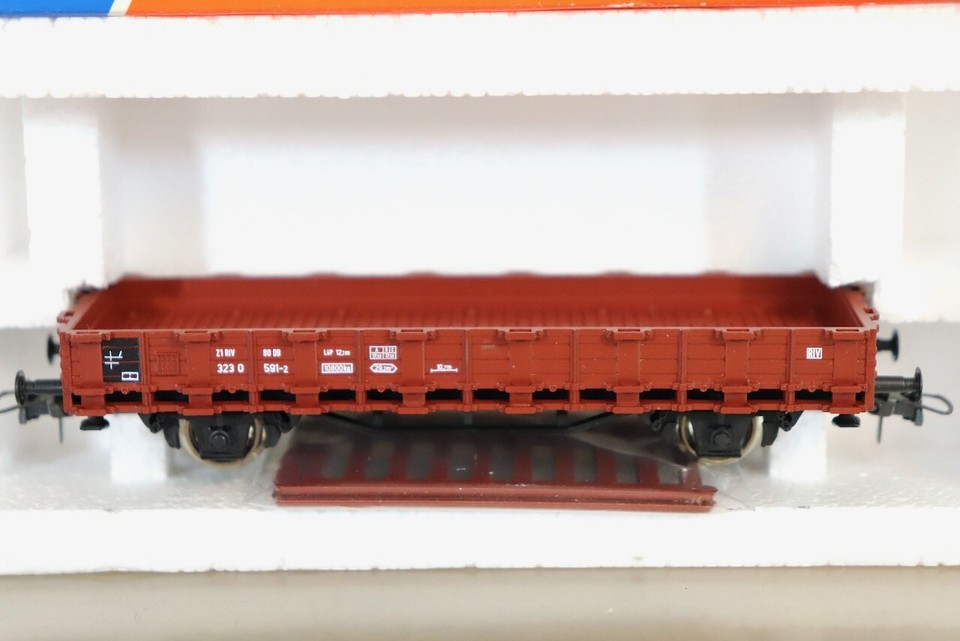 Roco 46031 DB Marrone Rungenwagen Paletti Vagone 591-2 come Nuovo ...