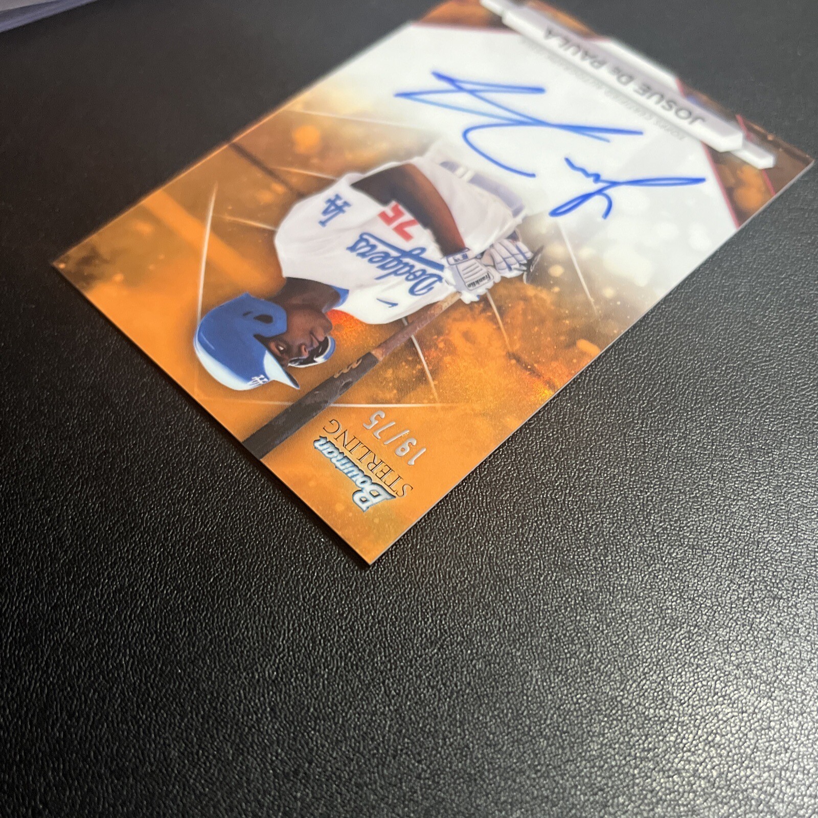 2023+Bowman+Sterling+-+Prospect+Autographs+Orange+Refractor+%23PA-JD ...
