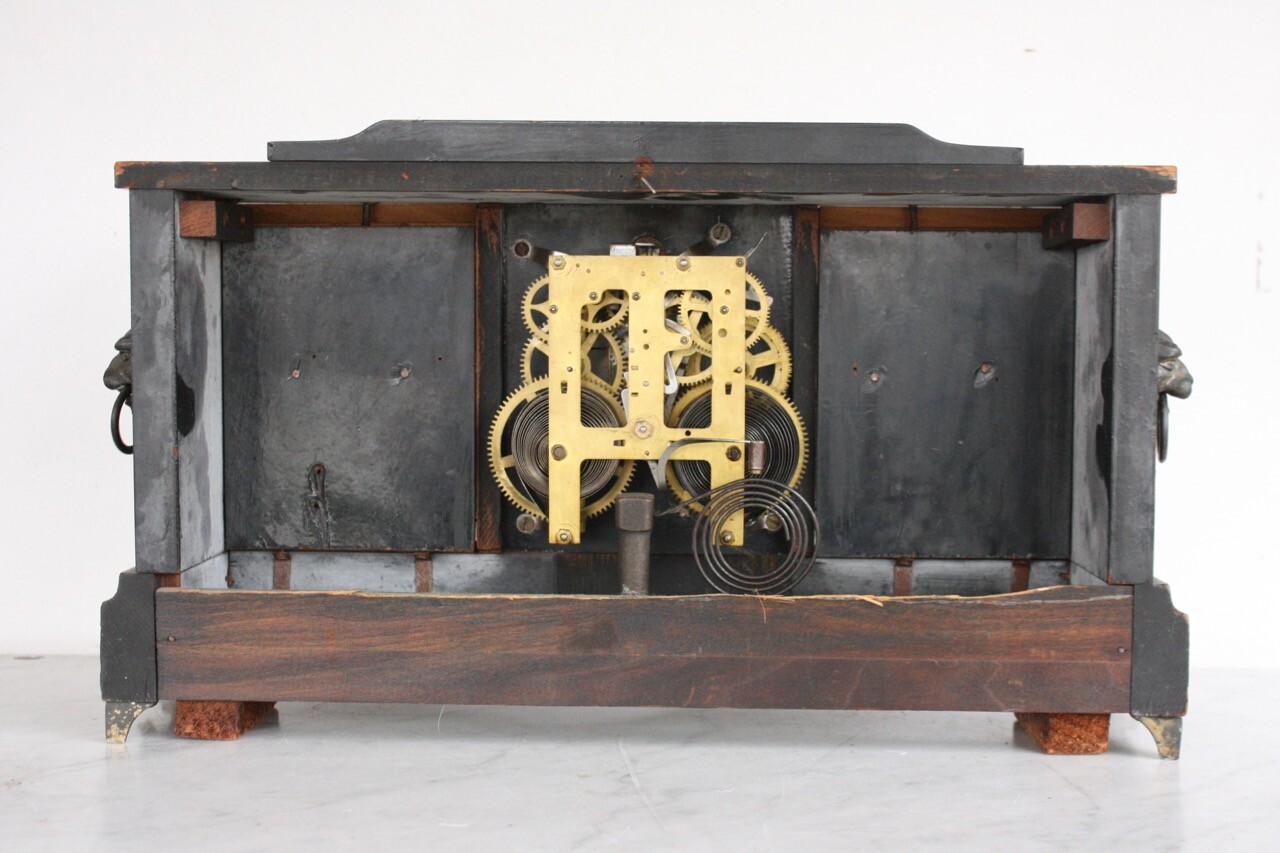 Antique INGRAHAM Palace Mantel Clock RARE | eBay