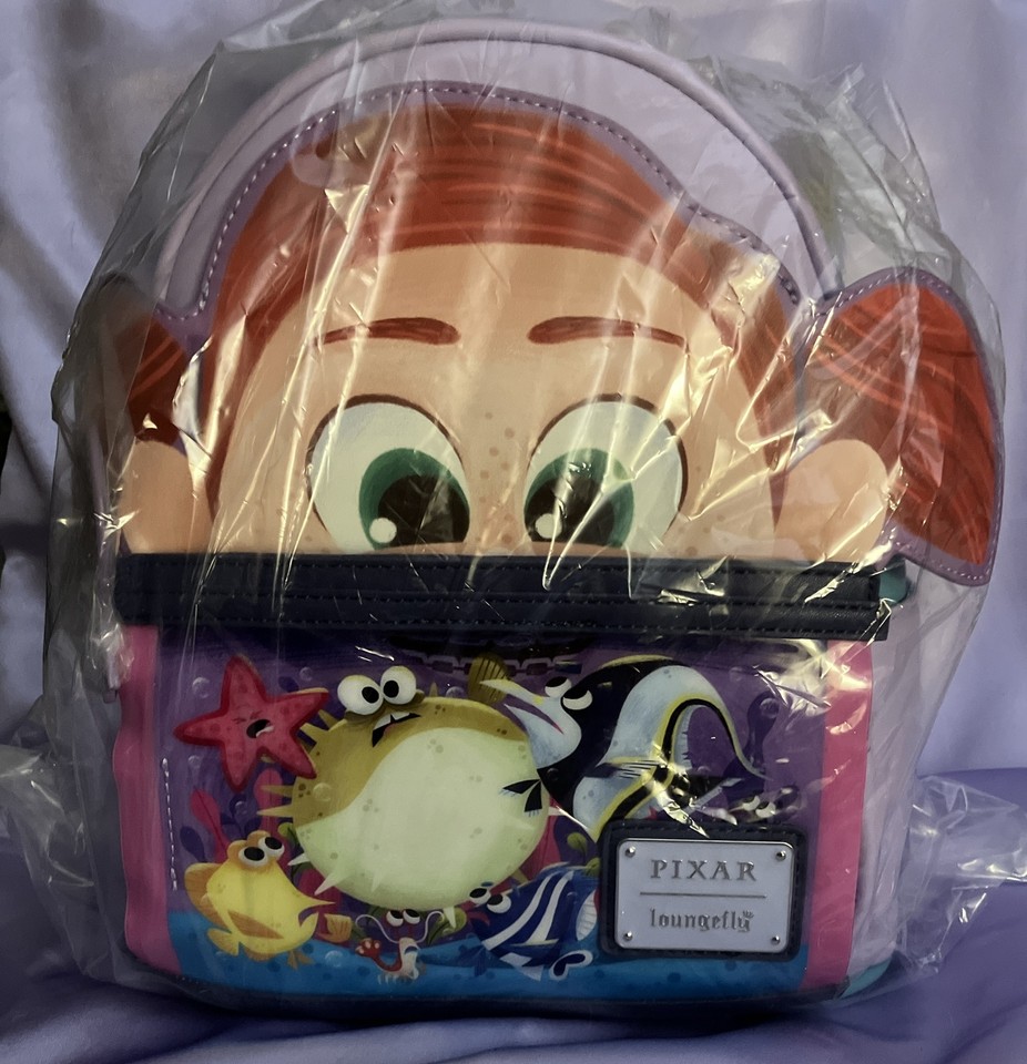 Disney Pixar Moments Finding Nemo Darla Fish Tank Loungefly Mini ...