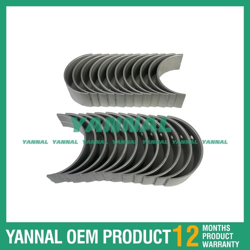 New 6215-38-3050 Con Rod Bearing +0.5mm 12V For Komatsu 12V140 Engine ...