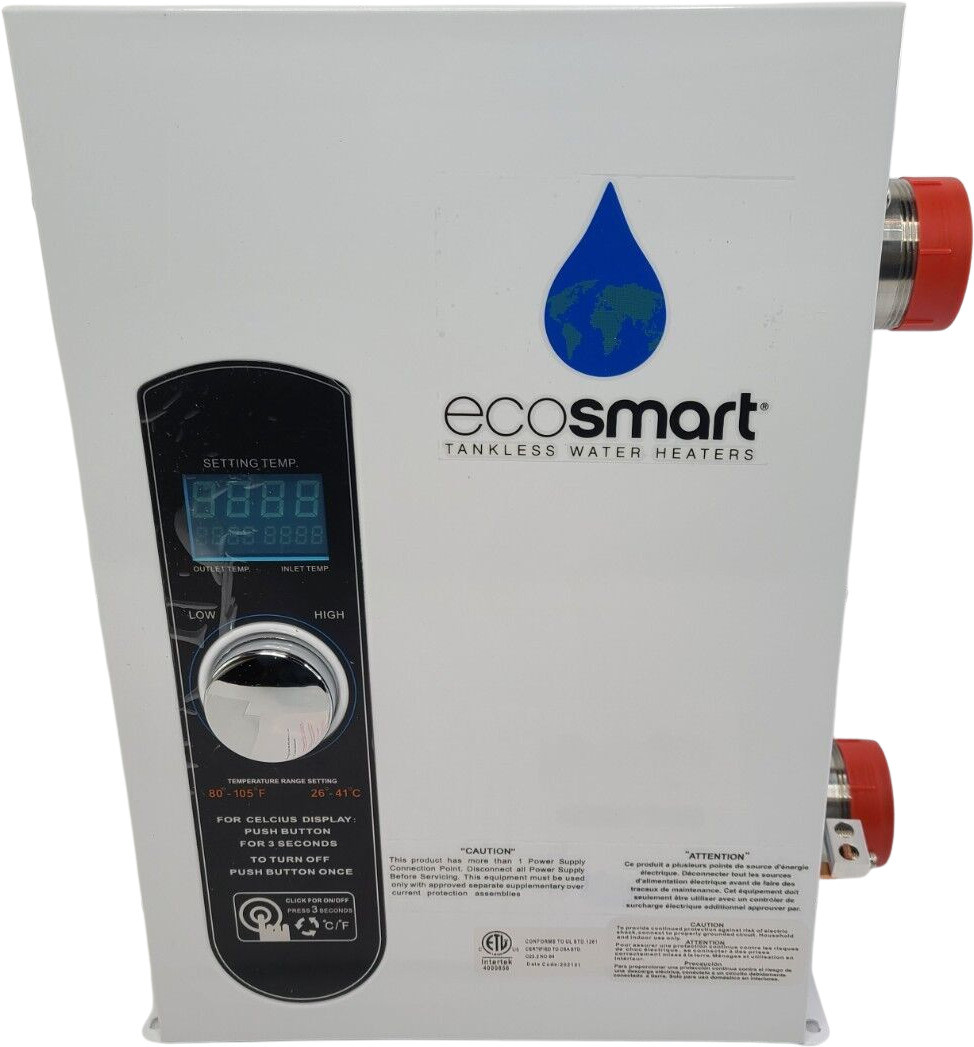 Eco-Smart Smart Pool 27 27KW 240v Compact Electric Pool Heater - White ...